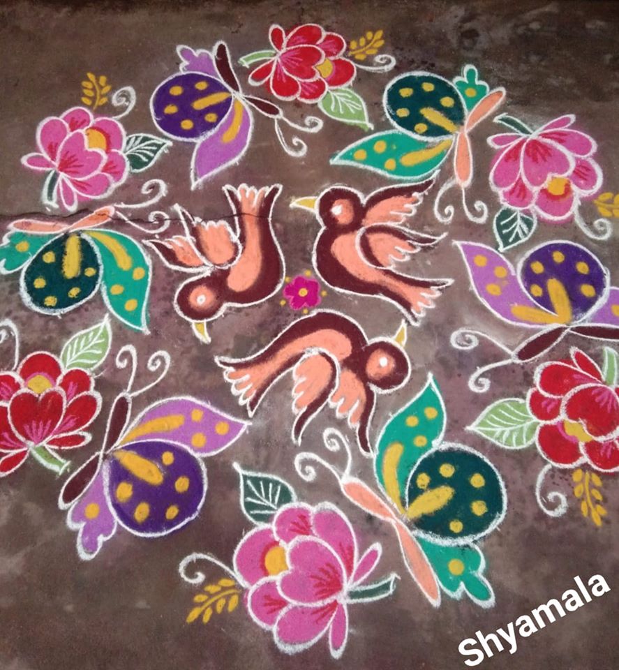 CHODAVARAMNET: PONGAL FESTIVAL RANGAVALLI ART PATTERNS COLLECTION 2020