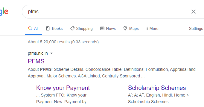 PFMS/PFMS MEANS? PFMS REGISTRATION/ KNOW YOUR PAYMENT