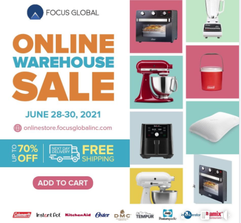 Manila Shopper: Focus Global (Oster, Instant Pot, Coleman, KitchenAid ...