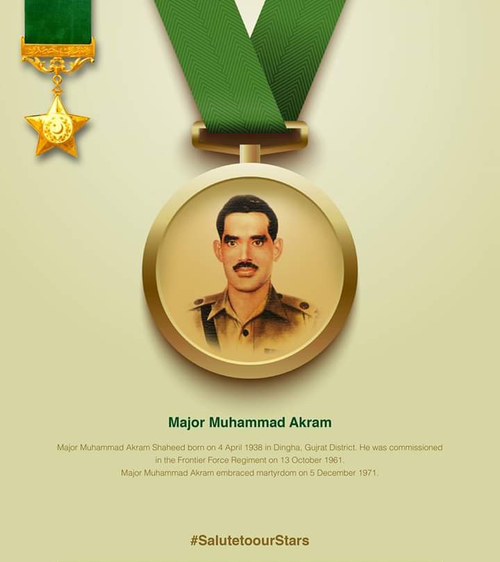 MAJOR MUHAMMAD AKRAM SHAHEED