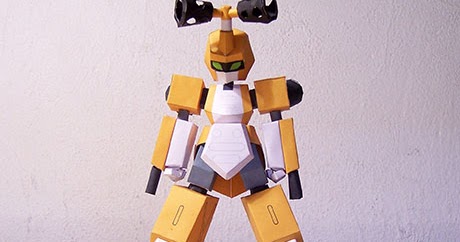 Medabots: Metabee Papercraft | Paperized Crafts