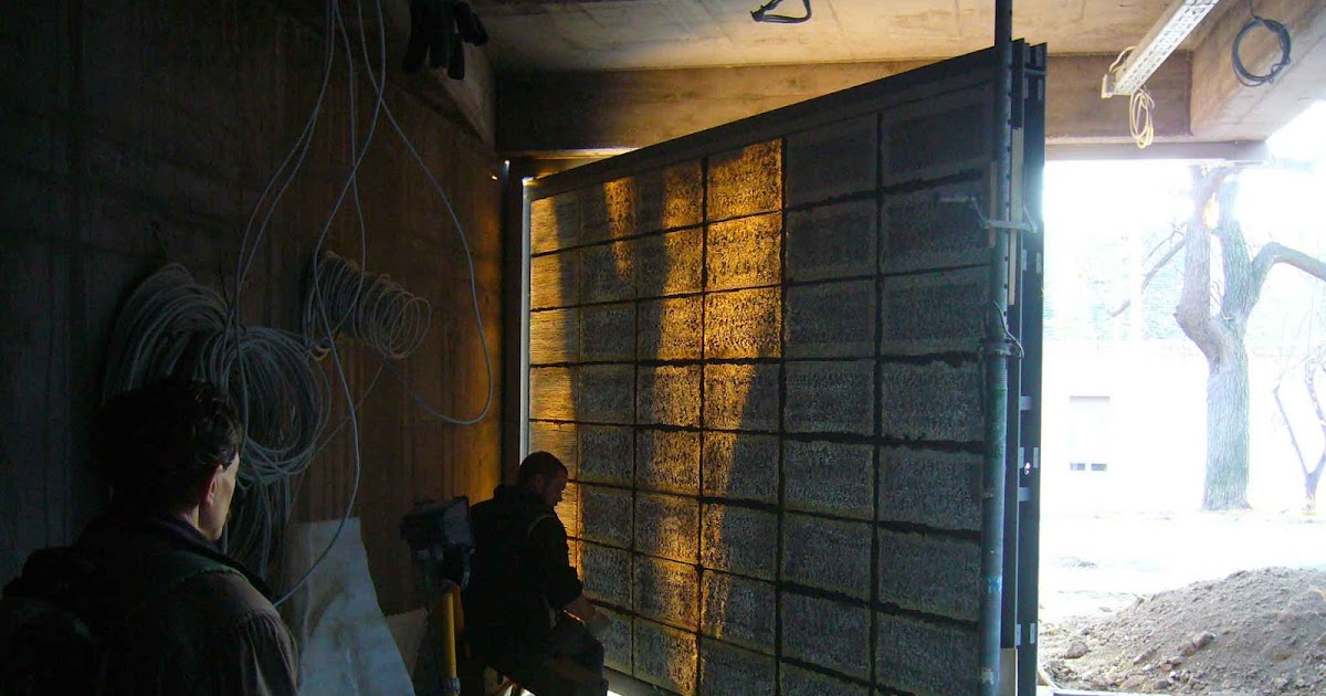 HORMIGON TRANSLÚCIDO: INSTALACIÓN