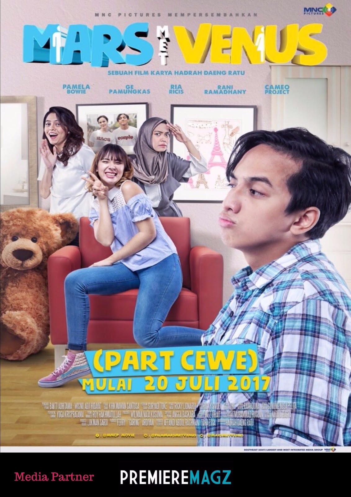 Mars Met Venus | 2017 | MNC Movie | Hadrah Daeng Ratu | Part Cewe 20 July | Part Cowo 3 Agustus ...