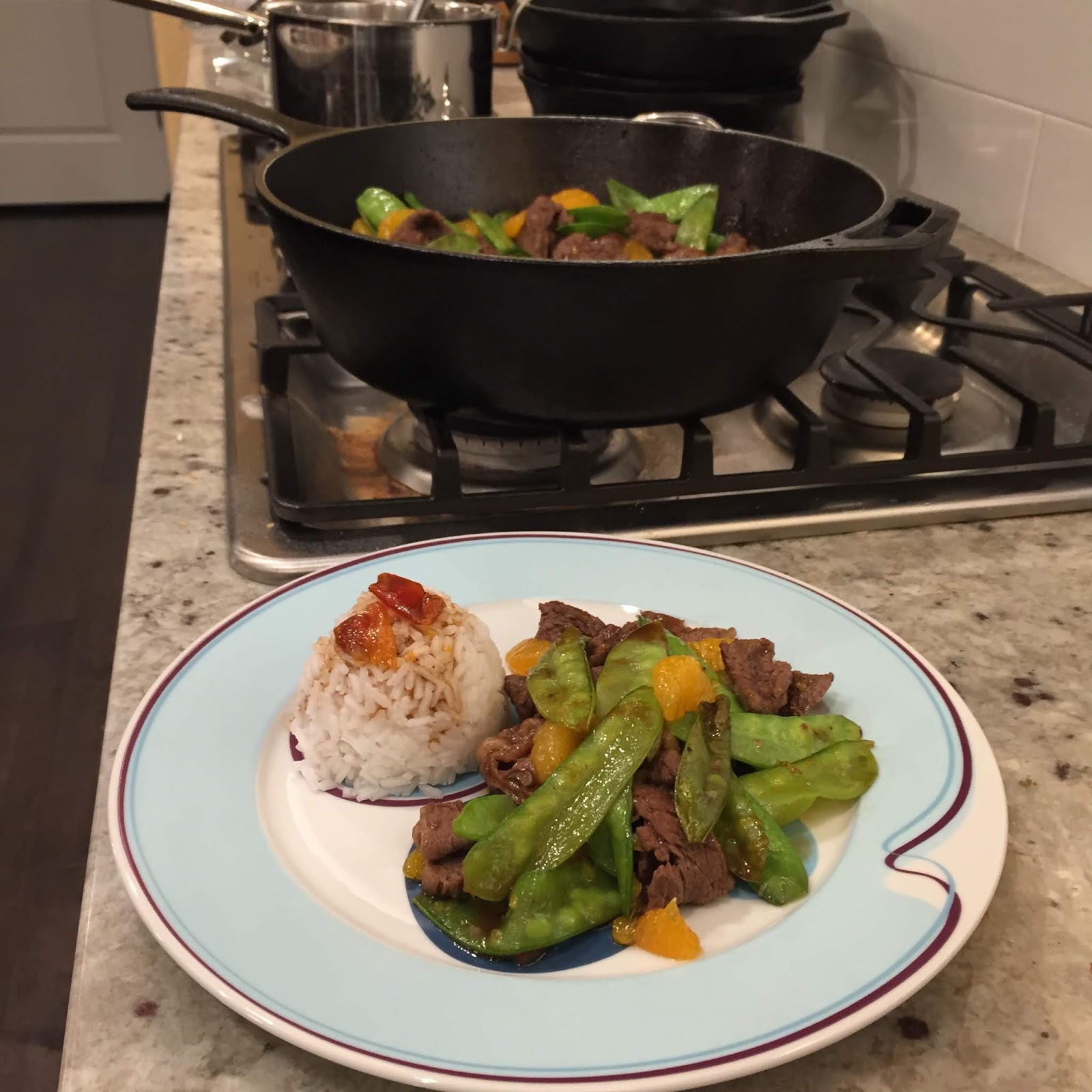 Great Recipe using Chinese Pea Pods—Orange Beef Stir Fry | Livliga ...