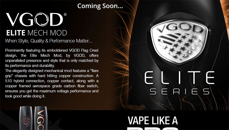 Alex Vape ECIGS: VGOD ELITE MECH MOD