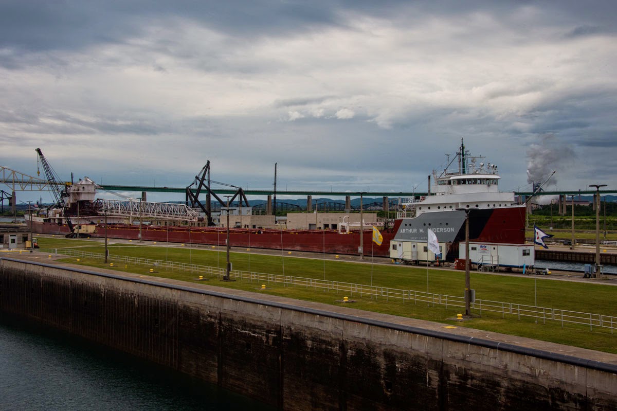 Kissack Adventures: World Famous Soo Locks ... From The Inside!!