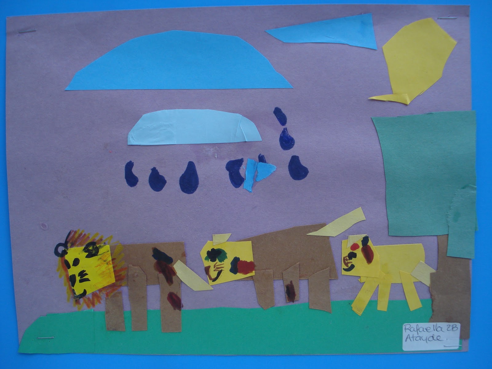 Andrea Ferrari Studio Art 2011: Grade 2 Lion Collage