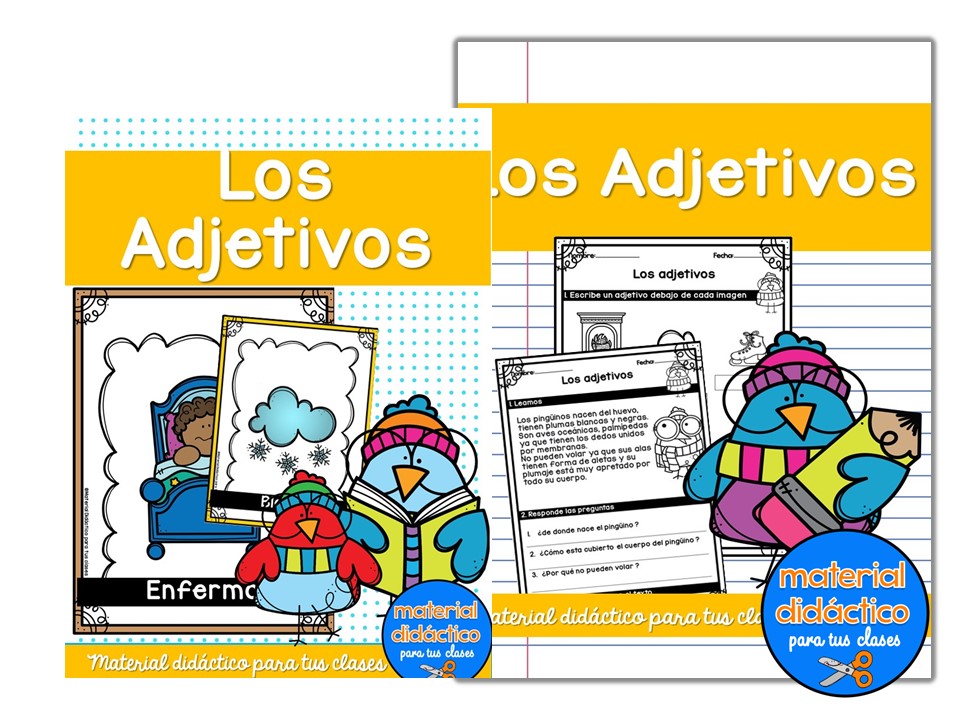 Sustantivos, adjetivos y verbos en Invierno - Material Didactico para ...