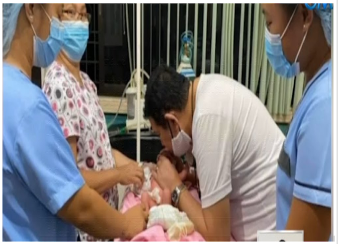 Bagong silang na sanggol, ni-revive ng isang doktor sa pamamagitan ng CPR