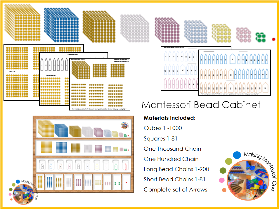 DIY Montessori Bead Cabinet, Compact Space Saving Version At Home ...