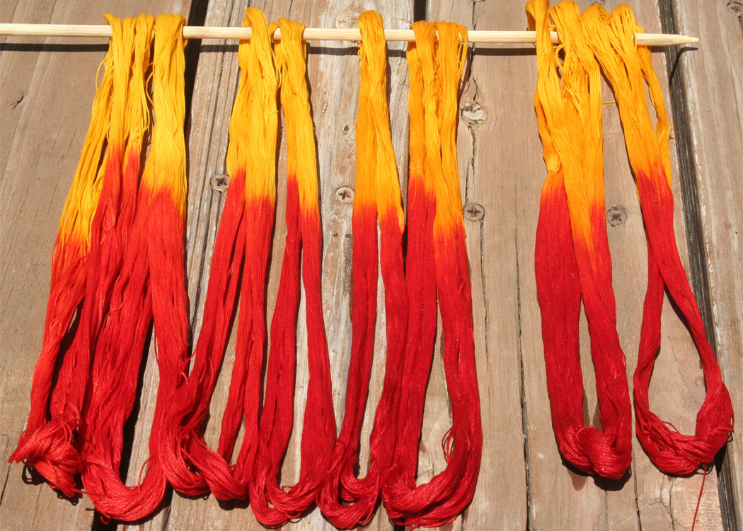 Arial - Tatting Faerie: Blood Orange Thread.....