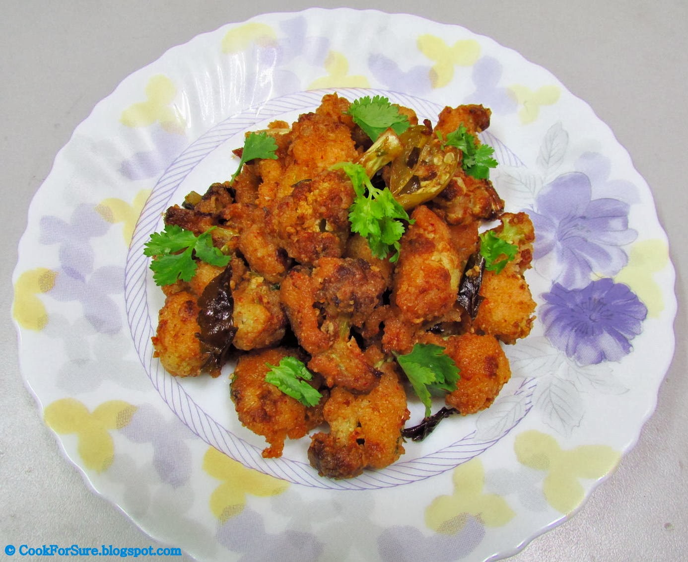 Cauliflower Chilli Fry