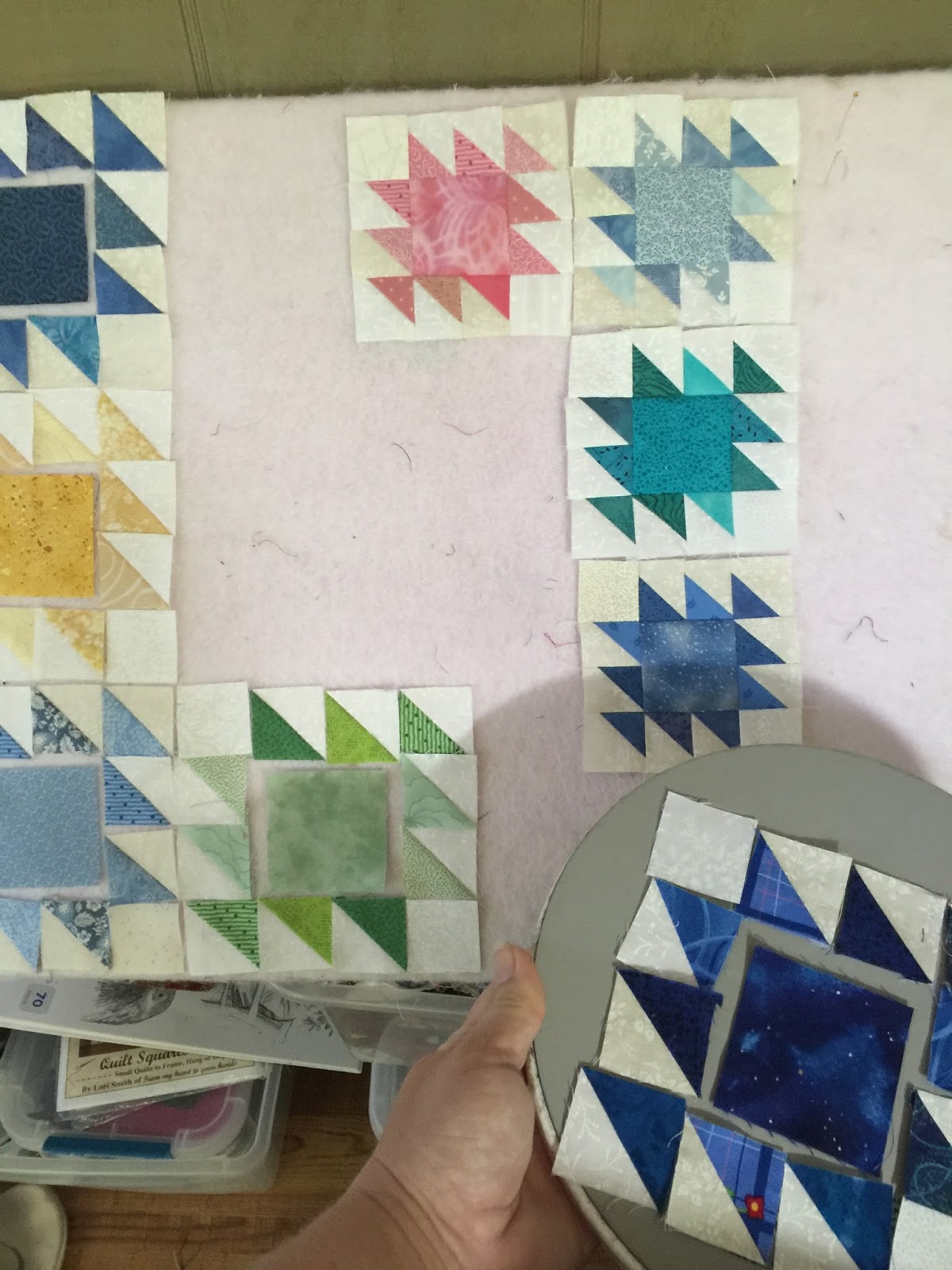 Quilting Revolution: Another Mini Quilt - Anvil Blocks