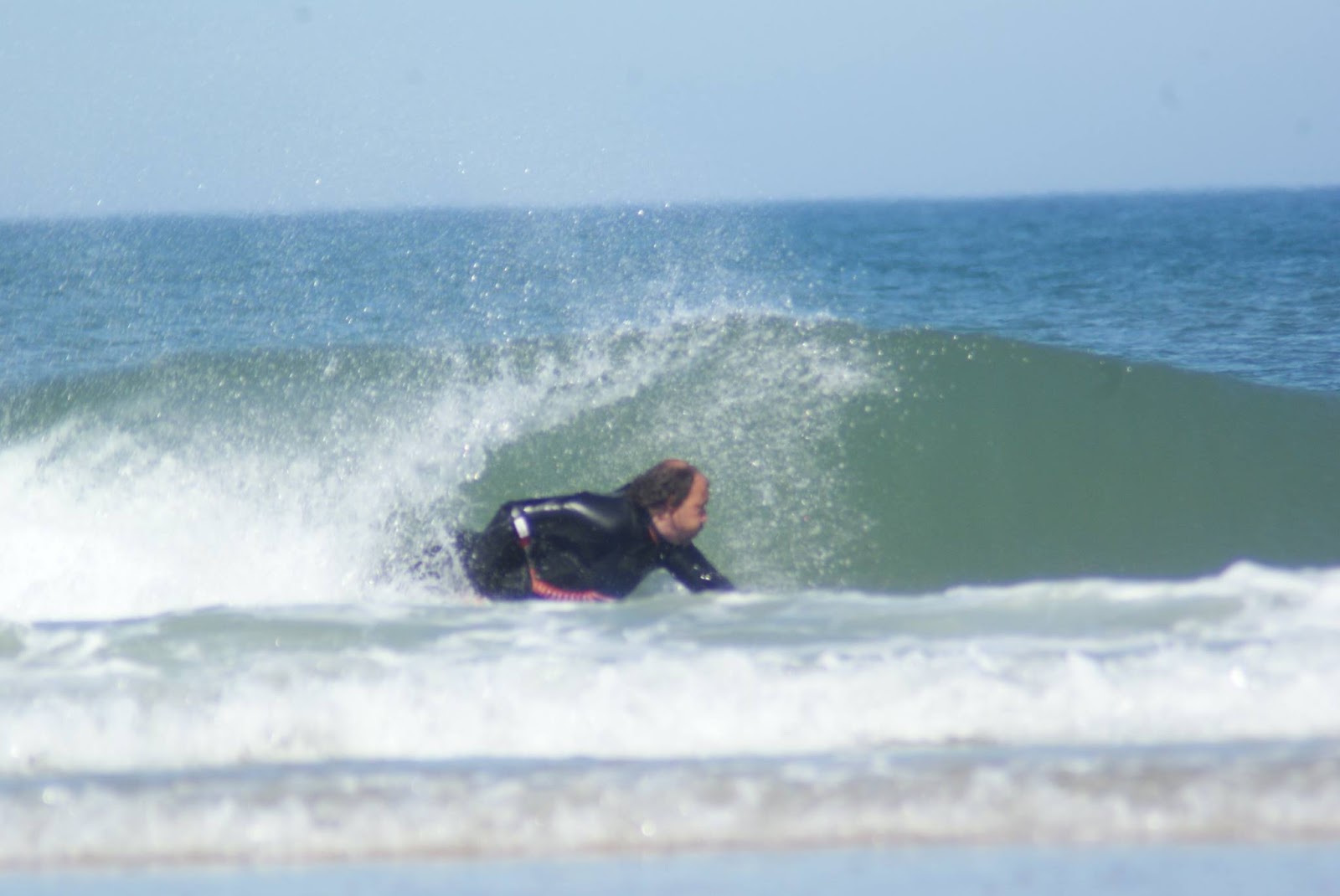 Story of a bodyboarder: Session bodyboard filmé plage sud "Le Porge".