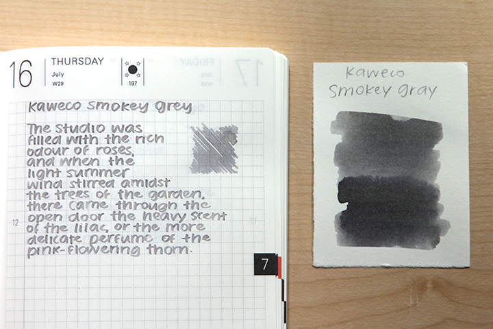 review: kaweco smokey grey - ink between the teeth