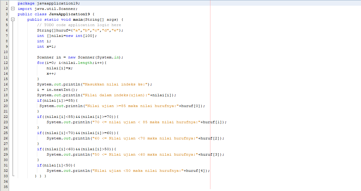 Contoh program array multidimensi dengan java - lasopachain