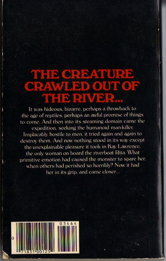 Too Much Horror Fiction: Creature from the Black Lagoon by Carl ...