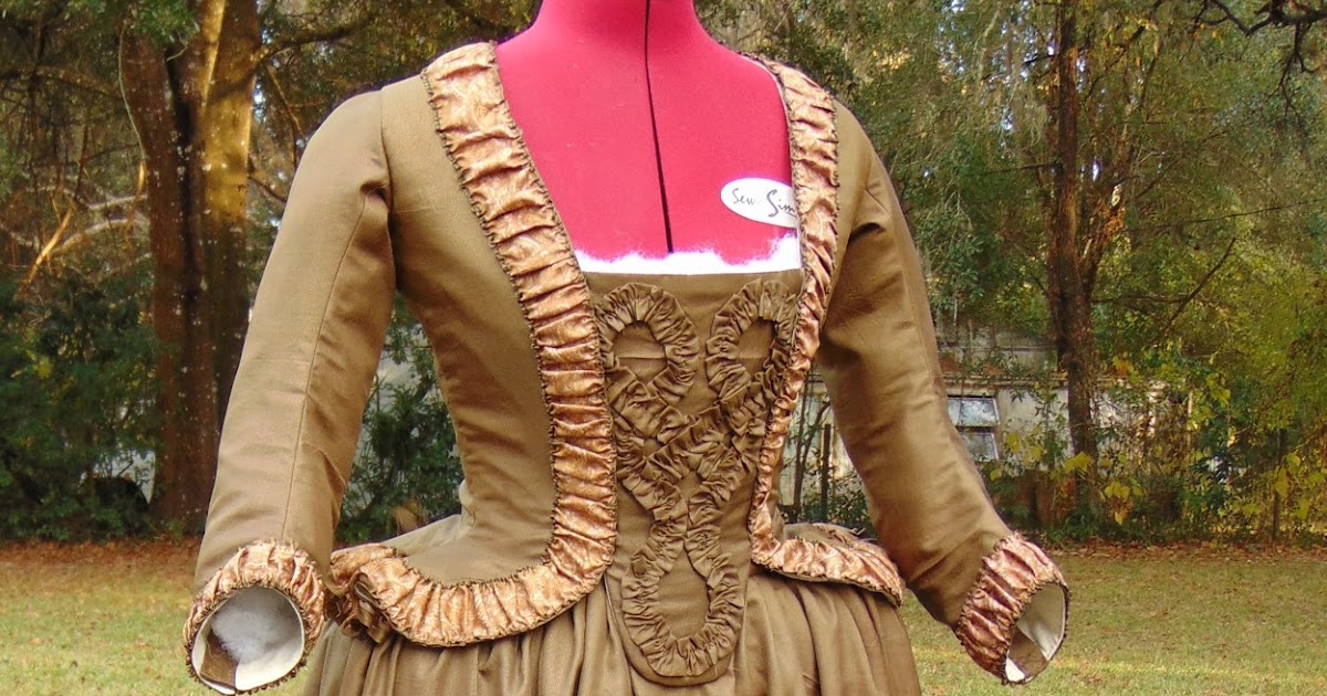 The Antique Sewist: 1760s Casaquin -or- How to make an 18th century ...