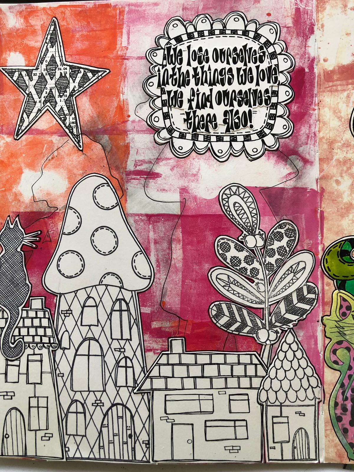 Dylan's Blog: Dylusions Journal Page Samples Featuring the New ...