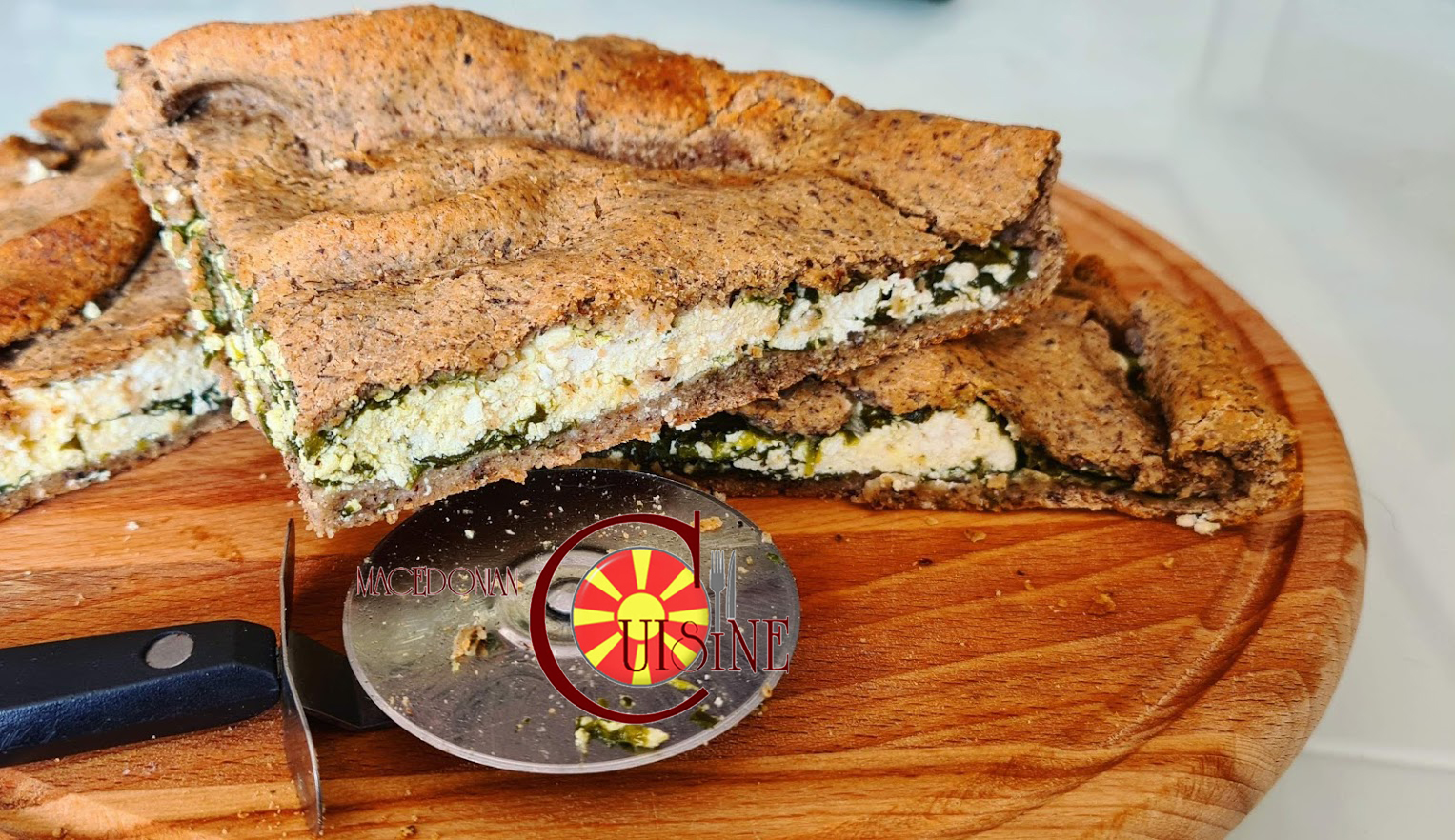 PIE (ZELNIK) WITH 3 TYPES OF FLOUR ~ Macedonian Cuisine