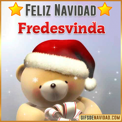 Feliz Navidad Fredesvinda