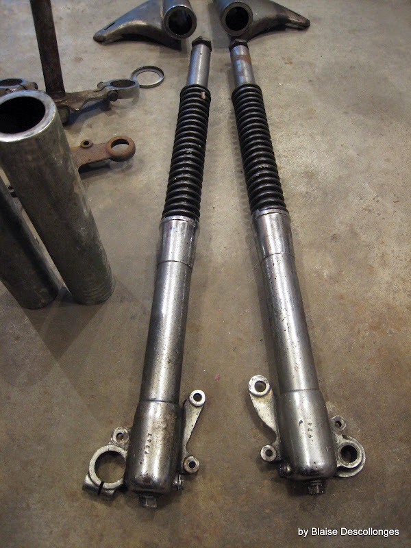 Velocette Fork Slider Soldering