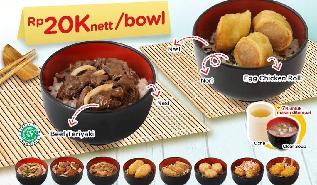 HOKBEN Promo Paket Menu Sarapan! harga hanya Rp 20.000 nett | scanharga