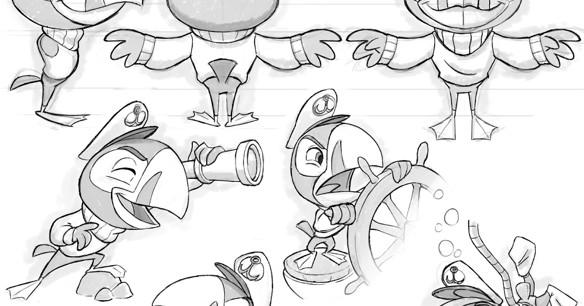 Learning drawing principles: modelsheet