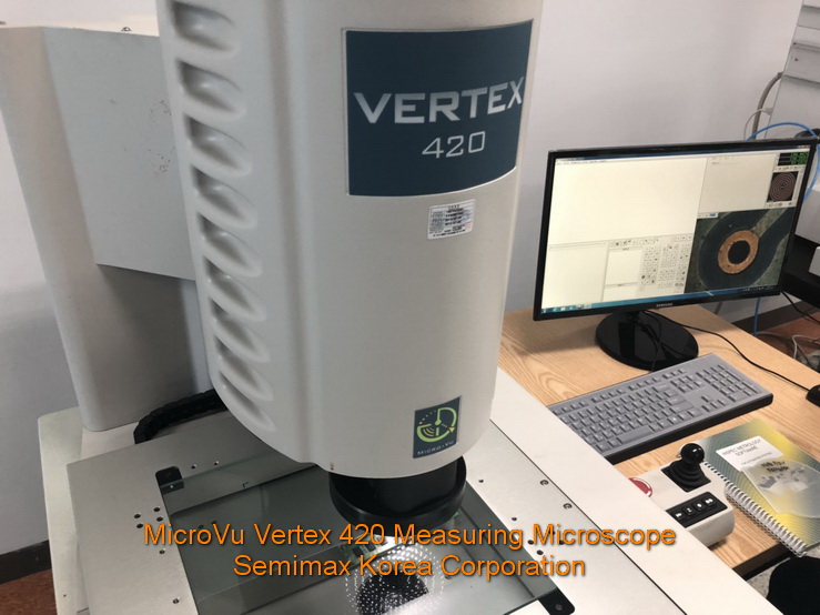 Semiconductor Equipment: Micro-VU Vertex 420 Measuring Microscope for sales