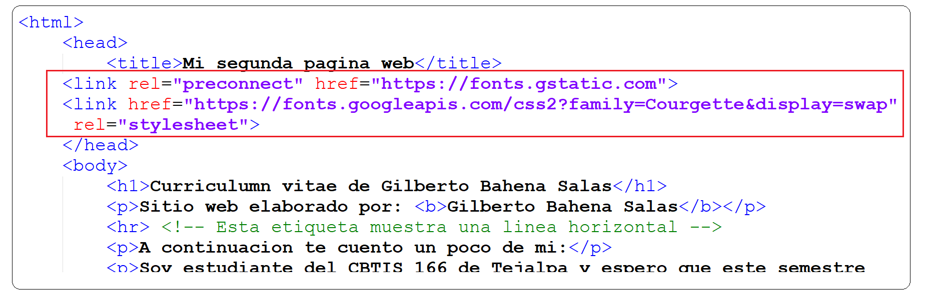 Formatos de fuente con HTML y CSS