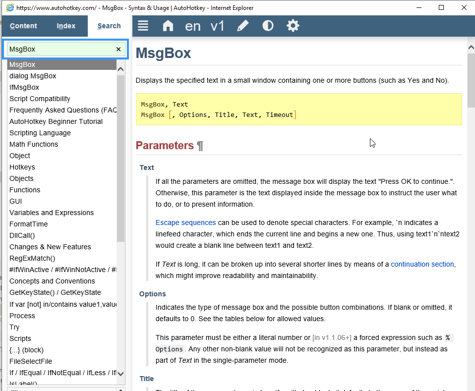 Opening Autohotkey Help From Any Editor Thierry Dalon S Blog