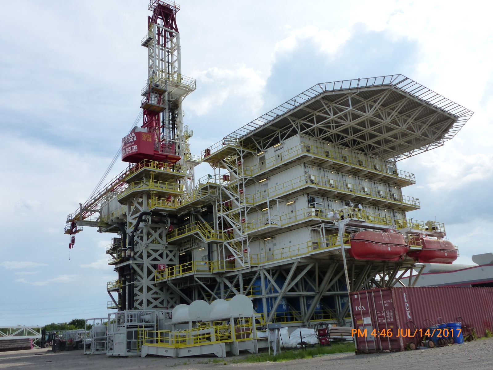 Hansa Meyer : 3000 Horsepower Offshore Rig Move