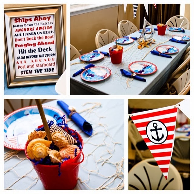 Giggle Bean: Nautical Themed Baby Shower