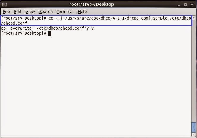 My Solutions: DHCP Server configuration in RHEL 6