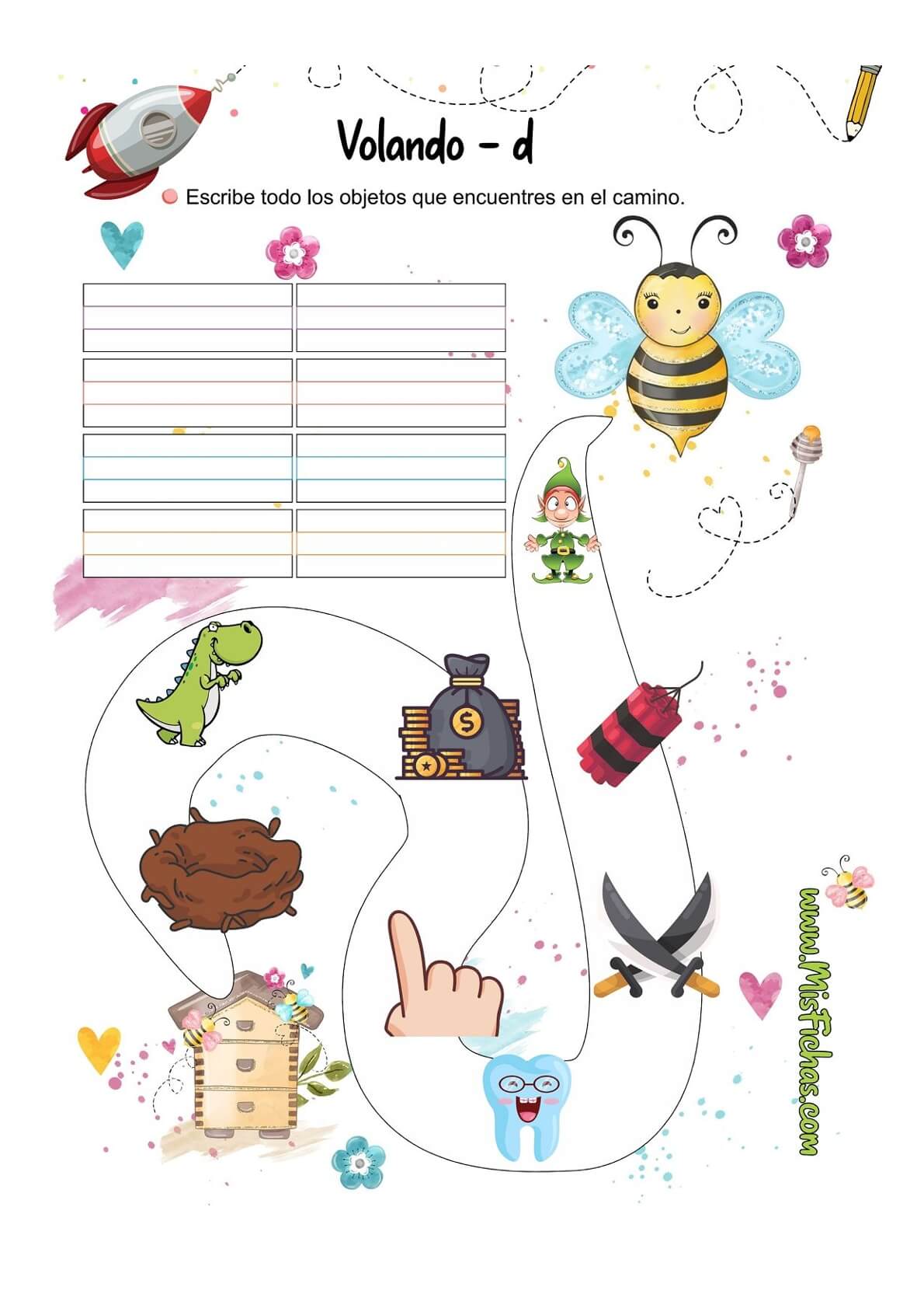 Fichas para Sílabas Da De Di Do Du | Materiales Educativos para Maestras