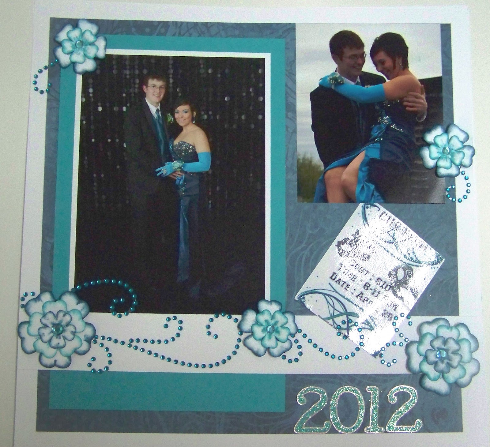 Scrappin' Jenn's Creative Round Up: 2 Prom Layouts