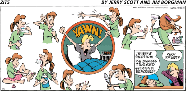 Happy Thoughts Travel Fast (HTTF): Funniest Zits Comics