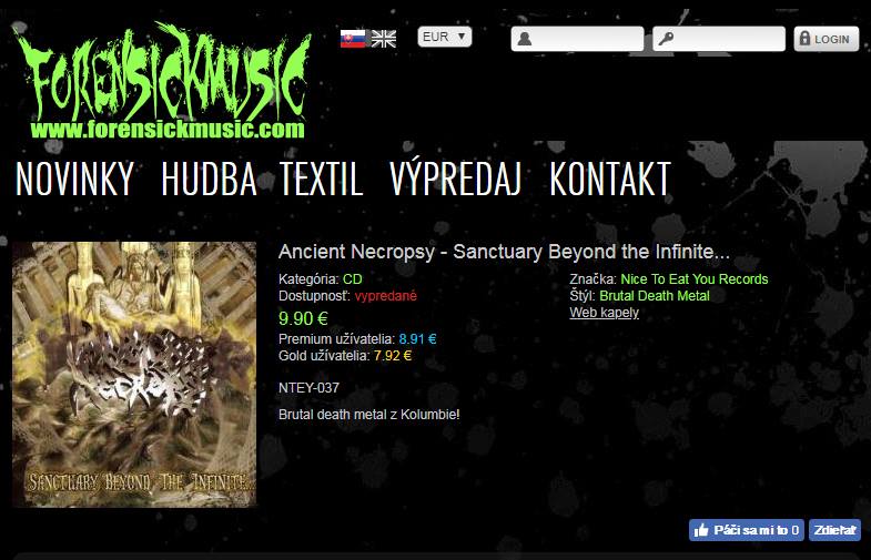 Ancient Necropsy Official Website