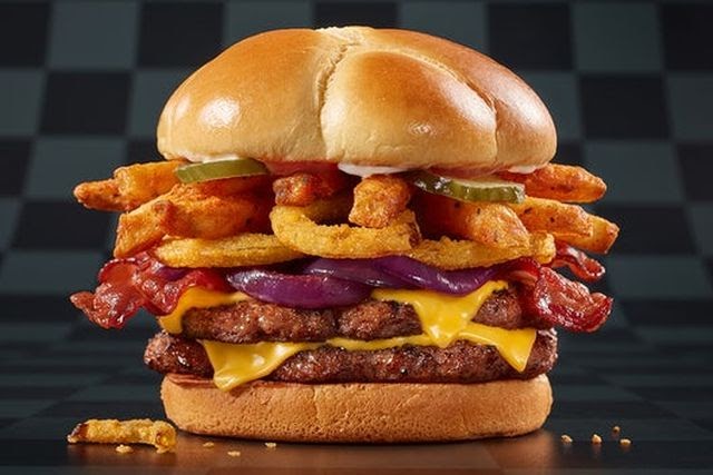 Checkers and Rally's Stack New Super Loaded Buford Burger