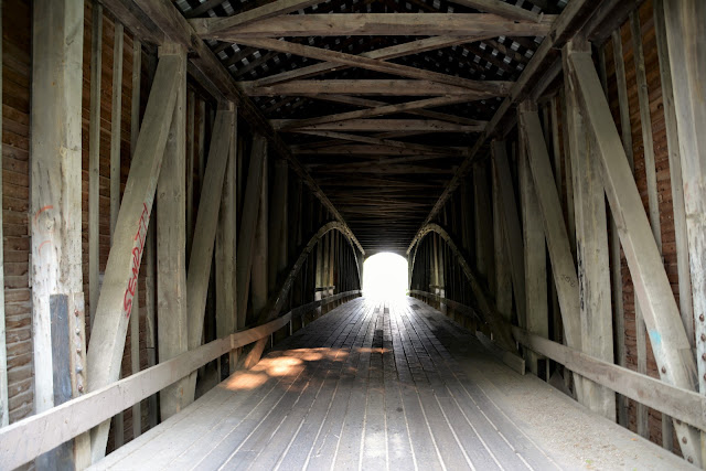 COVERED BRIDGES IN OHIO +: FORSYTHE MILL COVERED BRIDGE - MOSCOW, INDIANA