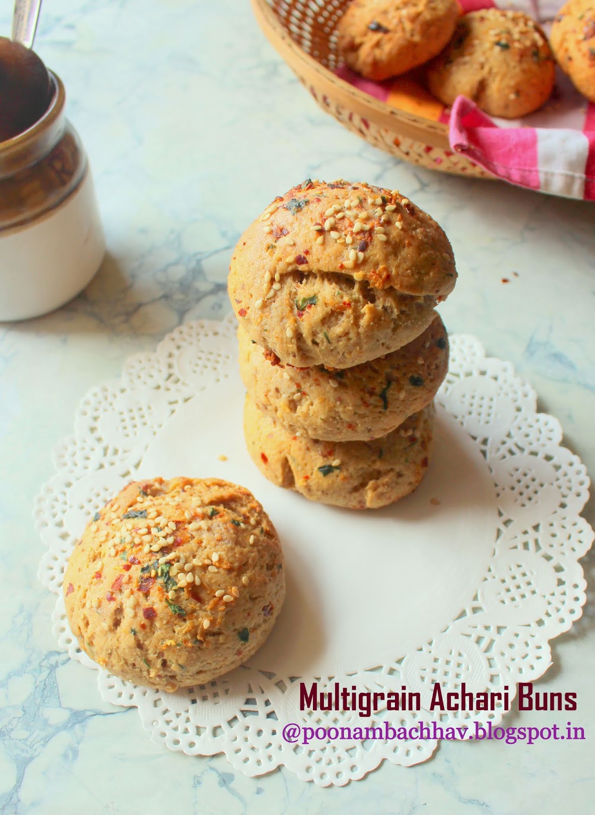 Annapurna: Multigrain Achari Buns