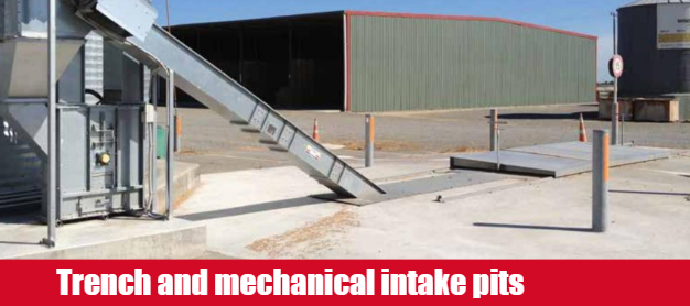 The Global Miller: 15/03/2018: Trench and mechanical intake pits