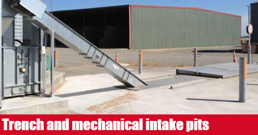 The Global Miller: 15/03/2018: Trench and mechanical intake pits