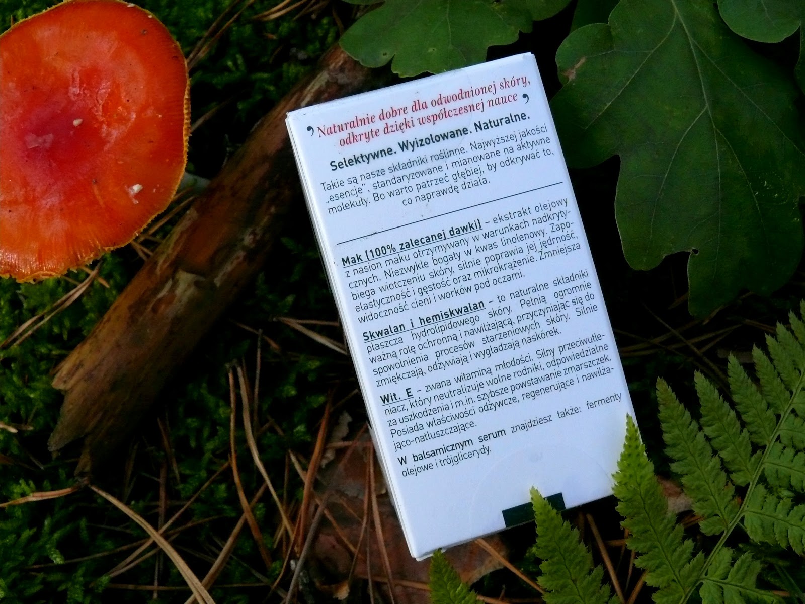 Balsamiczne serum do twarzy z makiem, Uzdrovisko - Justyna Zybert Pro ...