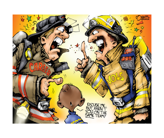 Fire Rescue France: Paul Combs illustration