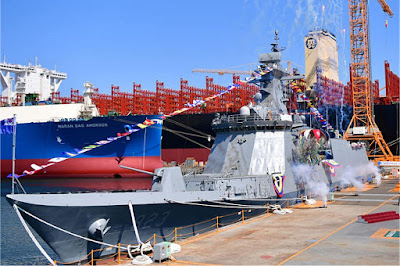 South Korea launches the new Daegu-class frigate Daejeon - WAR Defence ...