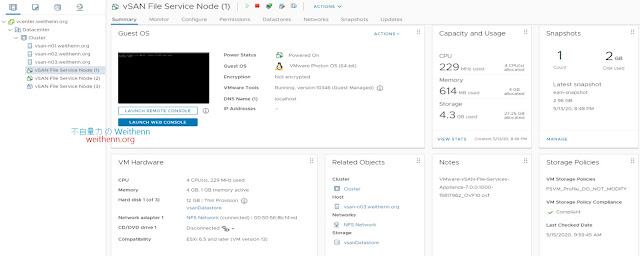 網管人 174 期 - 實戰 VMware vSAN 7 體驗超融合架構新設計 ~ 不自量力 の Weithenn
