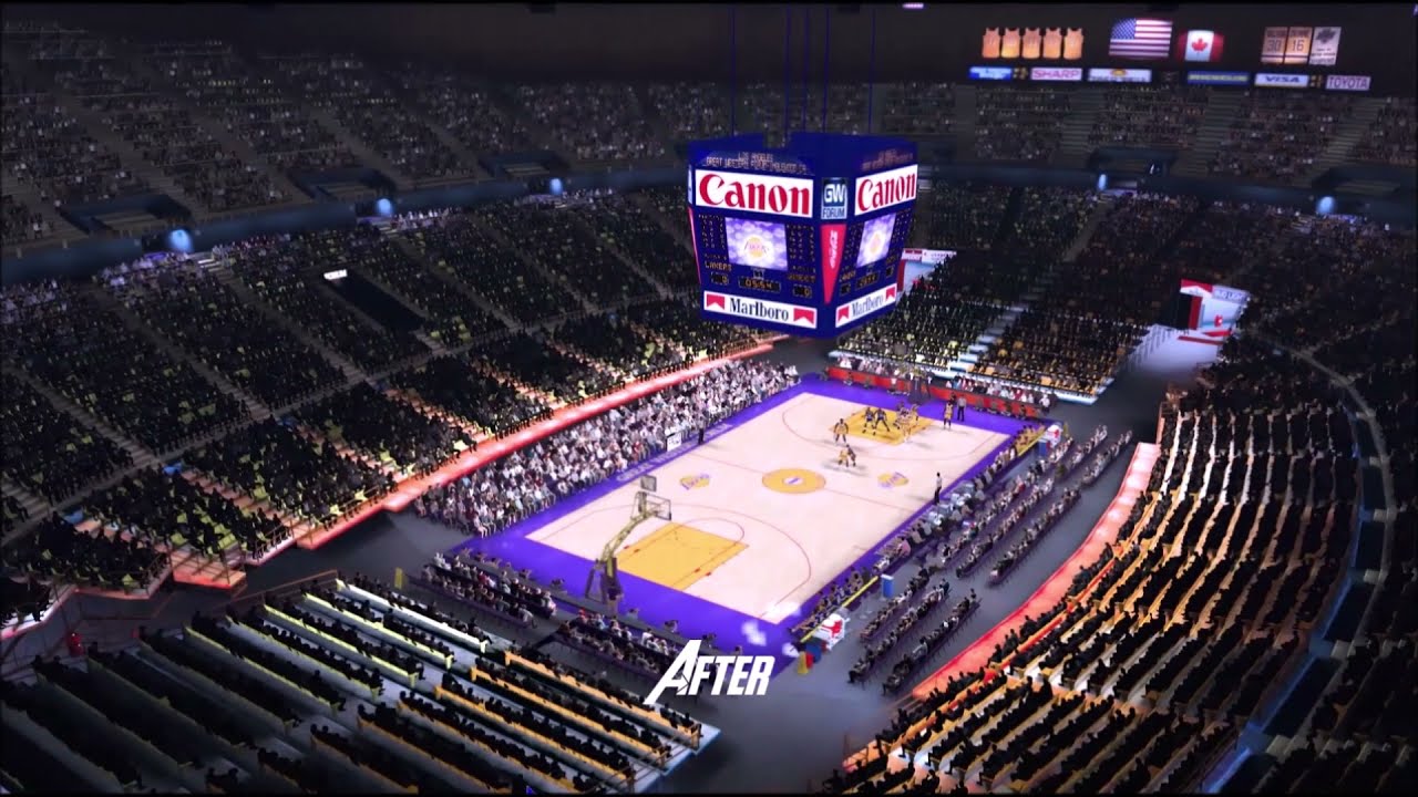 NBA 2K21 Retro Arenas : Released 90s Great Western Forum by hokupguy