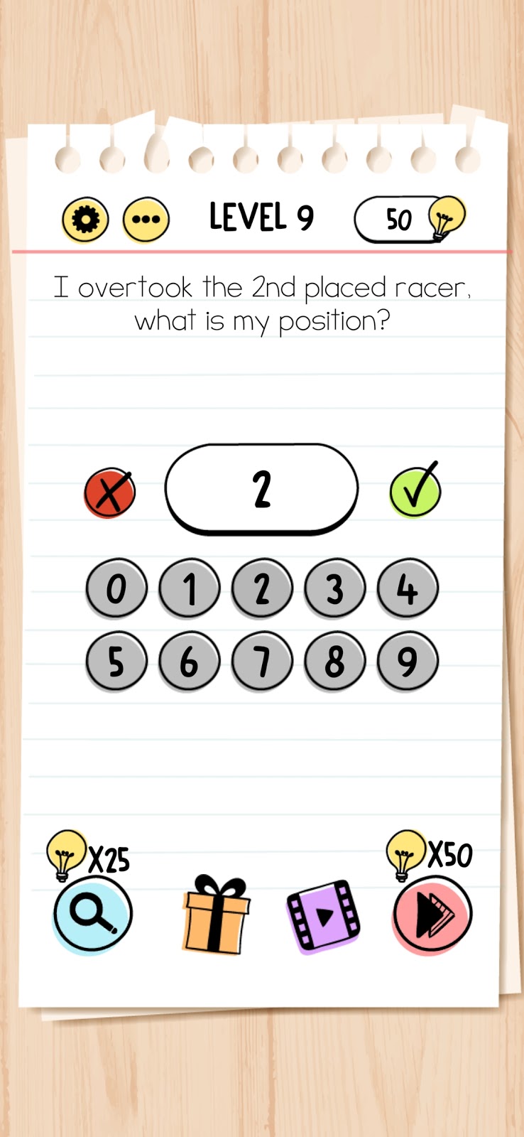 Jawaban Brain Test Level 1 2 3 4 5 6 7 8 9 10 - Gamers Bunyu