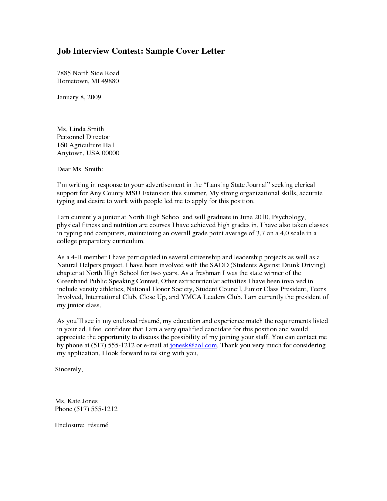 Sample Cover Letter For Writing Contest Sample Letter sample-cover-letter-for-writing-contest-sample-letter